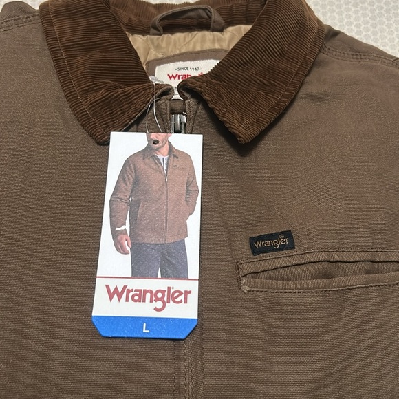 Wrangler | Jackets & Coats | Wrangler Canvas Work Jacketet With Quilted ...